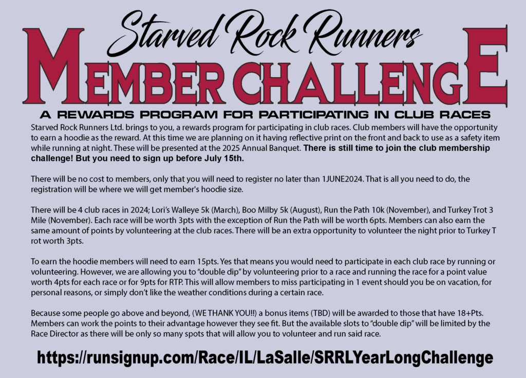 Membership Challenge - Starved Rock Runners